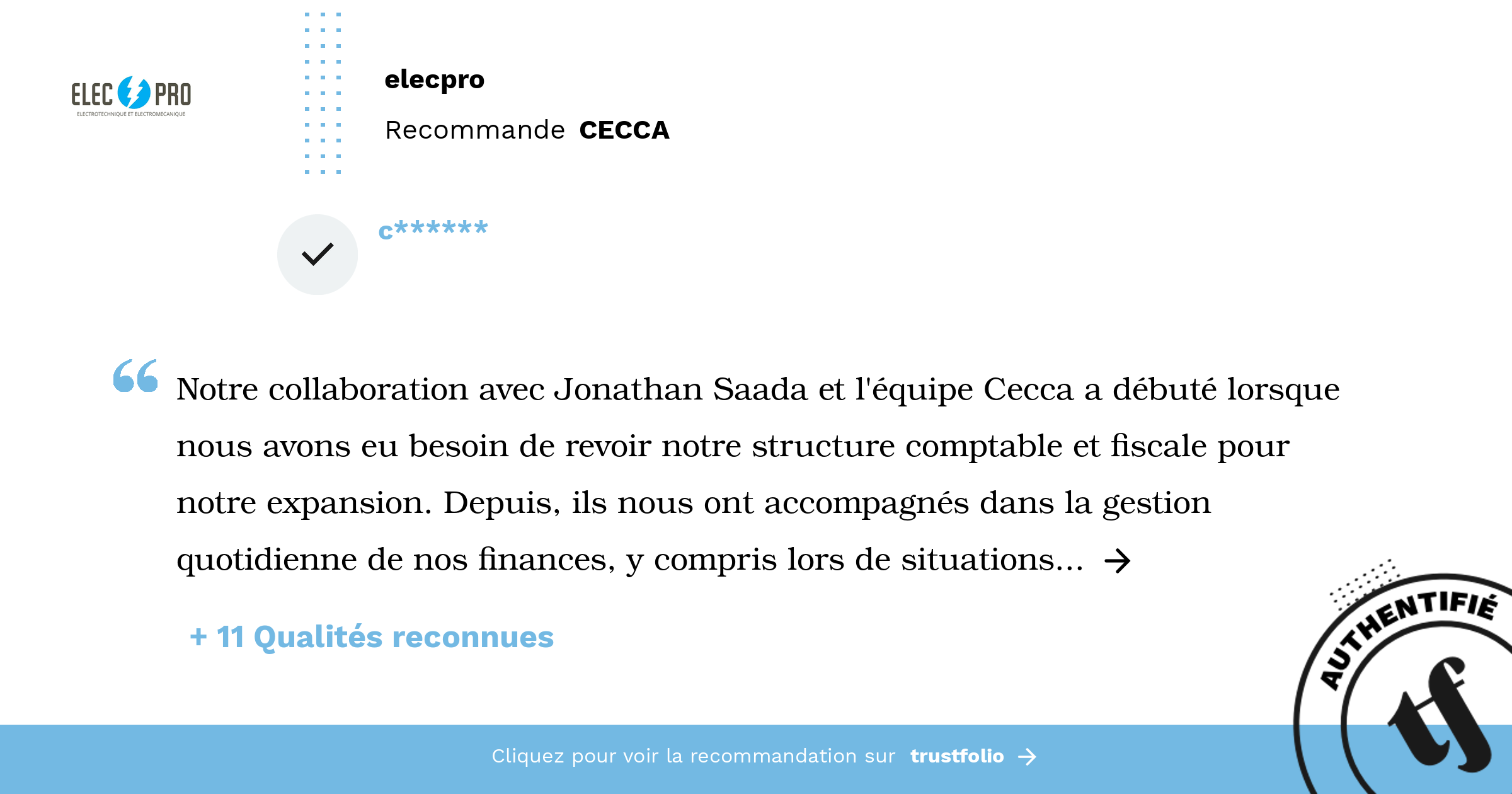 elecpro recommande CECCA